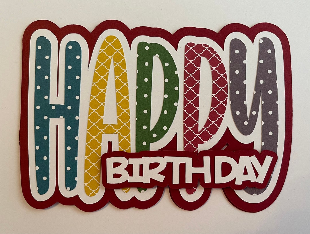 Birthday A2 Card, Happy Birthday, Stampin Up, Handmade - Etsy