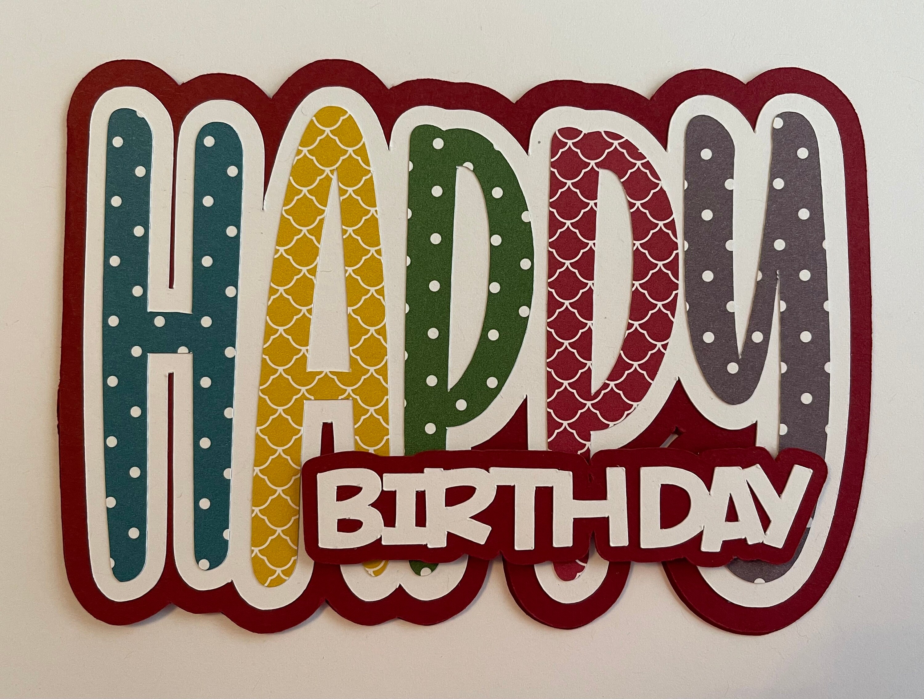 Birthday A2 Card, Happy Birthday, Stampin Up, Handmade - Etsy