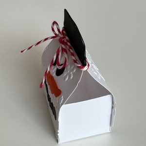 Set of 10 DIY Snowman Treat Box KIT, Stampin Up, Handmade, Winter ...