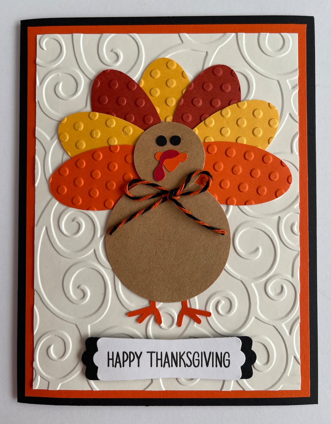 Thanksgiving turkey A2 Card Gobble Give Thanks - Etsy