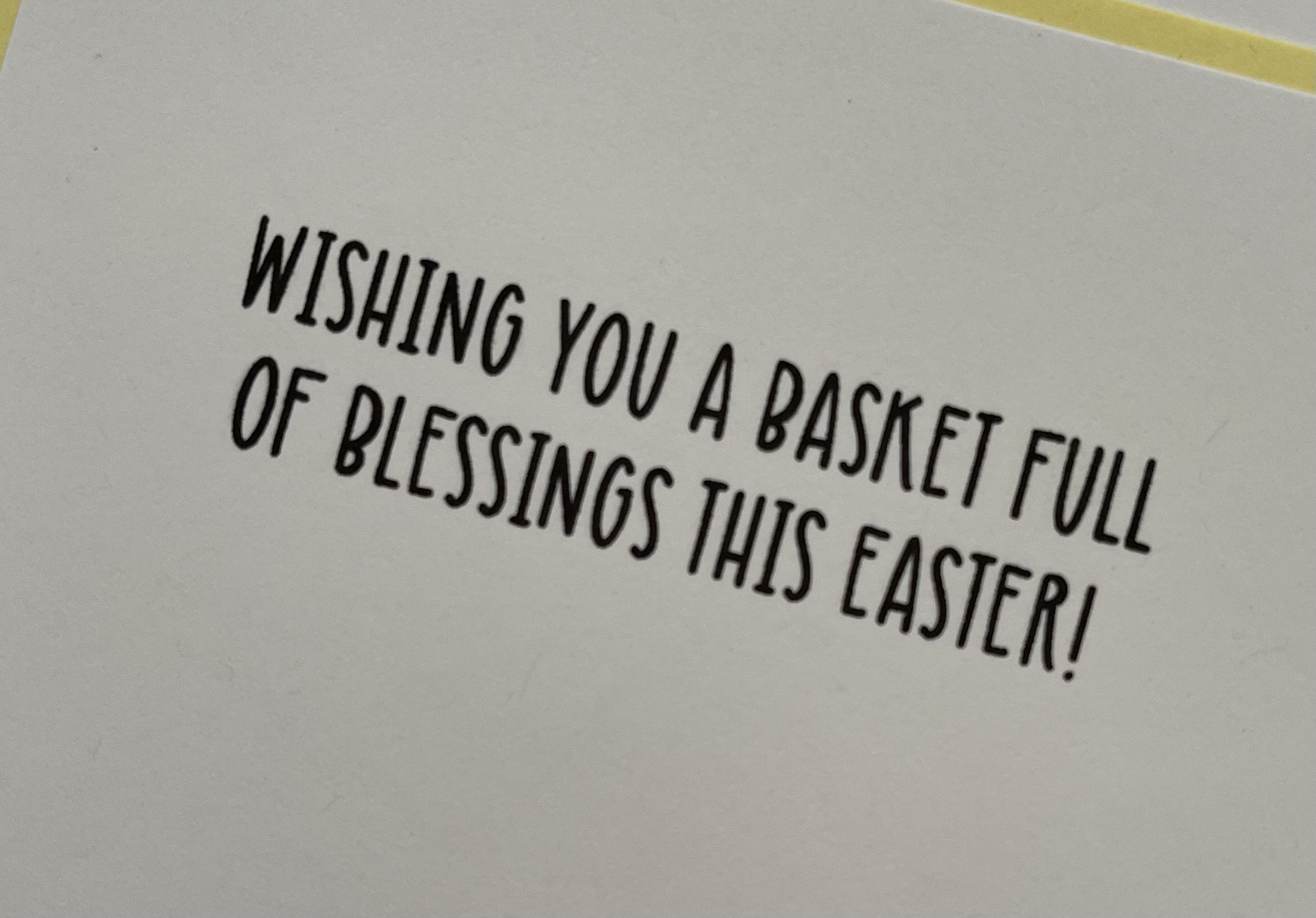 Easter "bunny in Basket" A2 Card, Spring, Handmade - Etsy