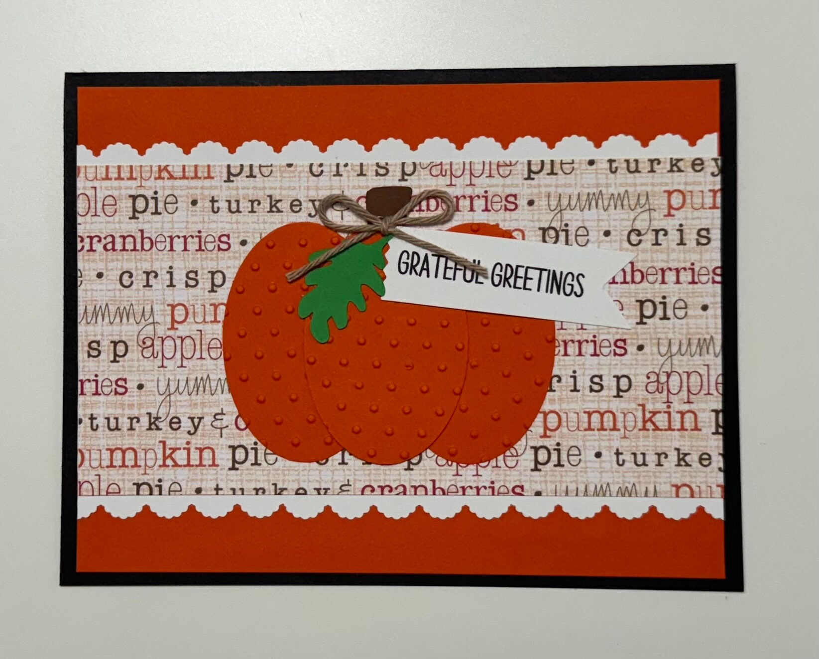 DIY Set of 10 Thanksgiving Card Kit, Grateful Greetings, 1 Sample ...