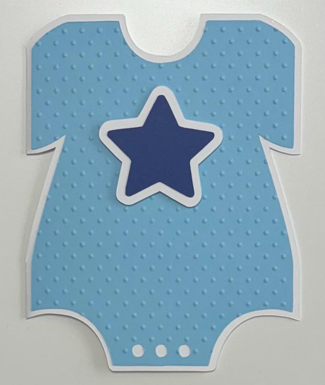 Baby BOY Onesie A2 Card, Welcome Little One, Handmade, Baby Boy - Etsy