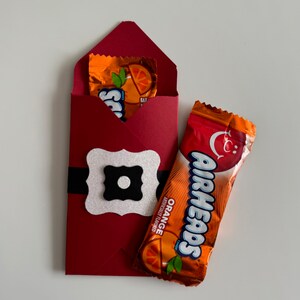 Set of 10 Christmas Santa Suit Treat Pockets, Party Favors, Merry ...