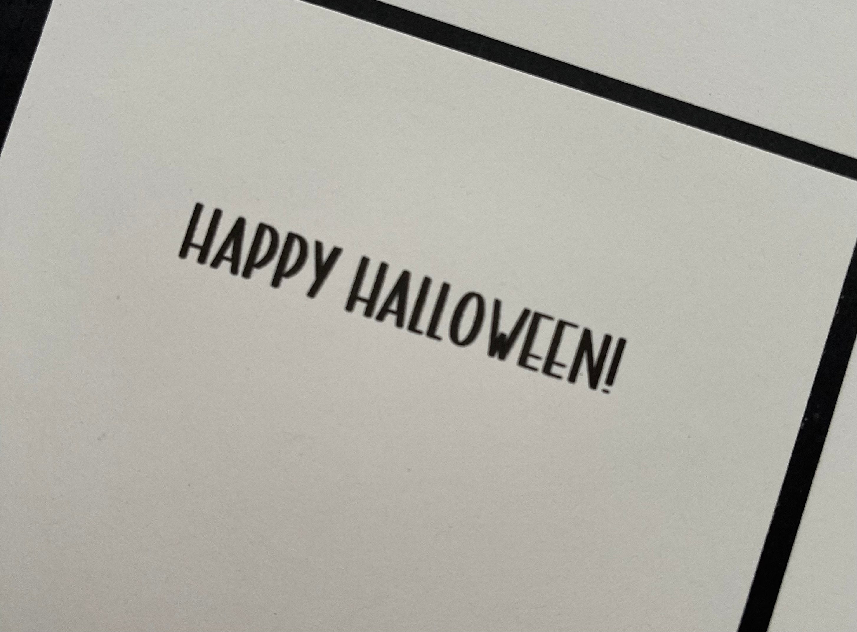 Halloween "frankenstein" A2 Card, Creepy, Scary, Handmade - Etsy