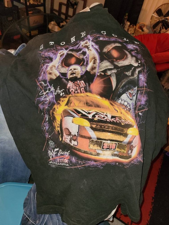 Rare Vintage Stone Cold Steve Austin Racing T Shirt 2… - Gem