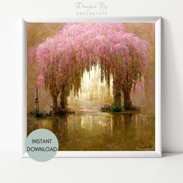 Weeping Willow Art - Etsy