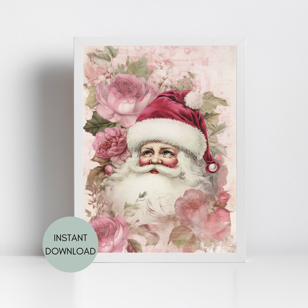 Watercolor Santa Claus High Resolution PNG Instant Digital - Etsy