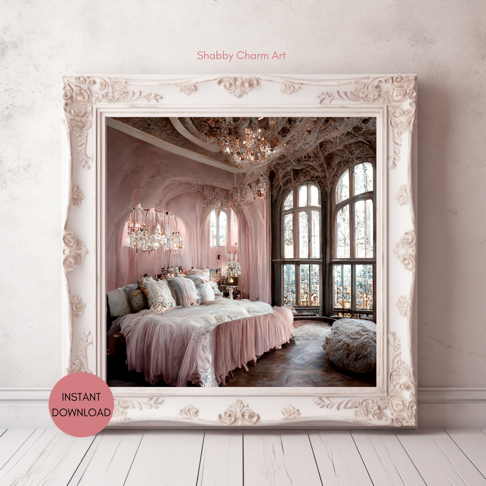 Shabby Chic Bedroom Wall Decor