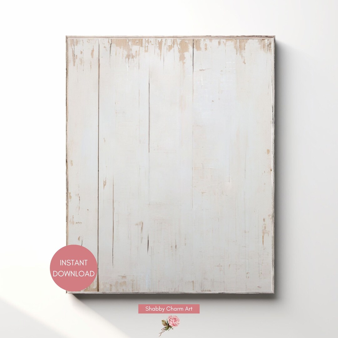 Shabby Chic Chipped Paint Distressed Wood Background Instant Digital ...