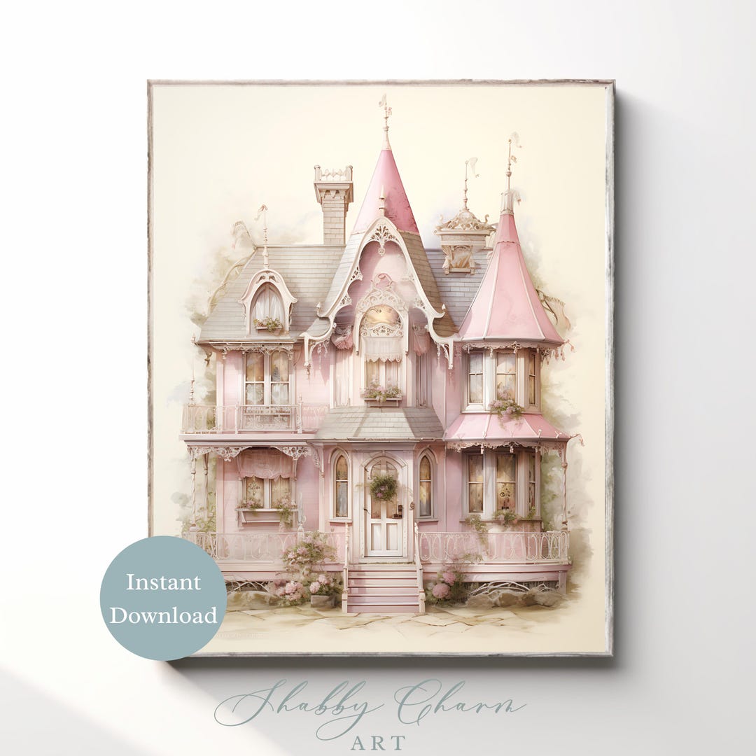 Shabby Chic Prints Shabby Chic Wall Decor Romantic Home Decor Shabby ...
