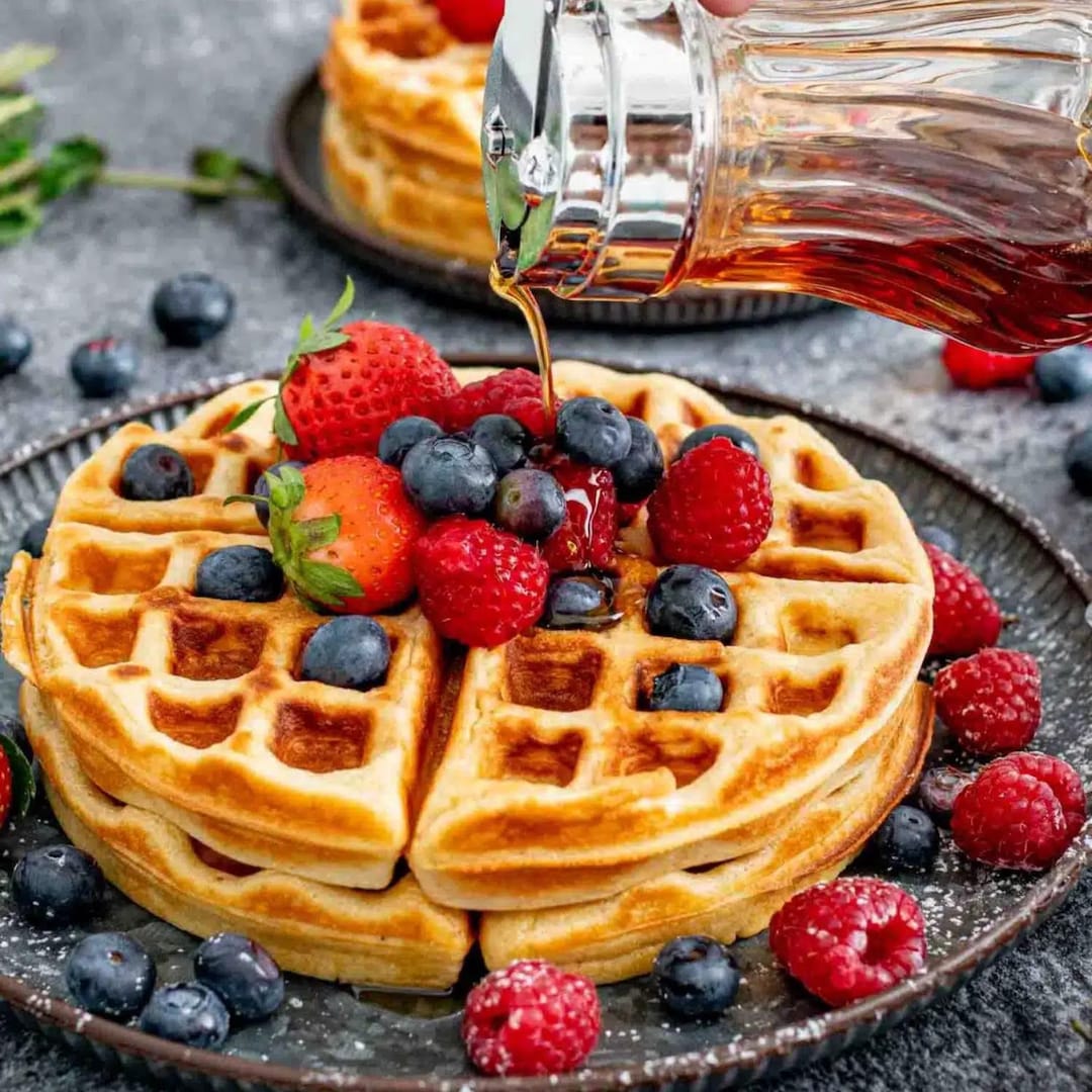 Easy Waffle Recipe – Moist & Fluffy Homemade Waffles (printable PDF) - Etsy
