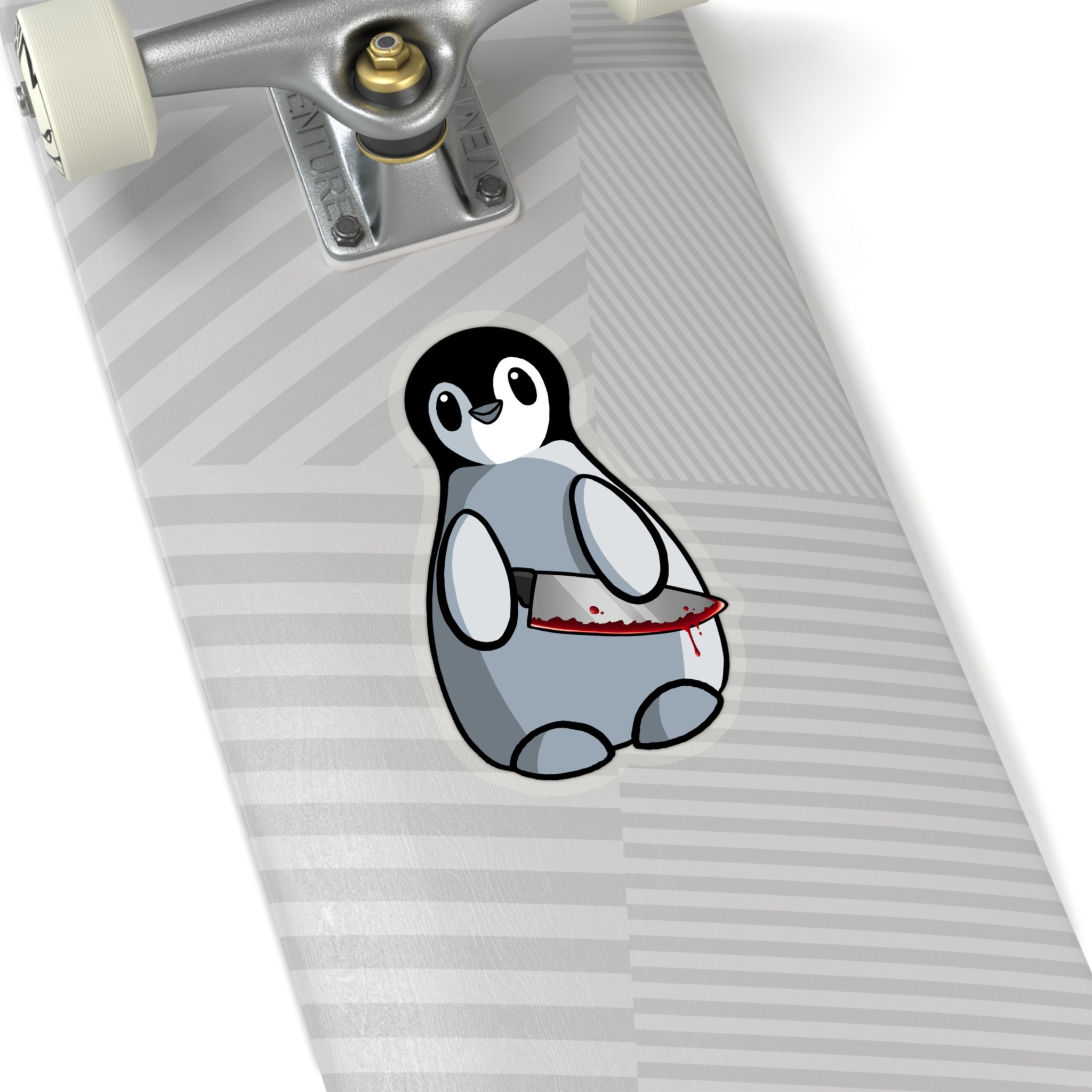 Murder Penguin Sticker - Etsy