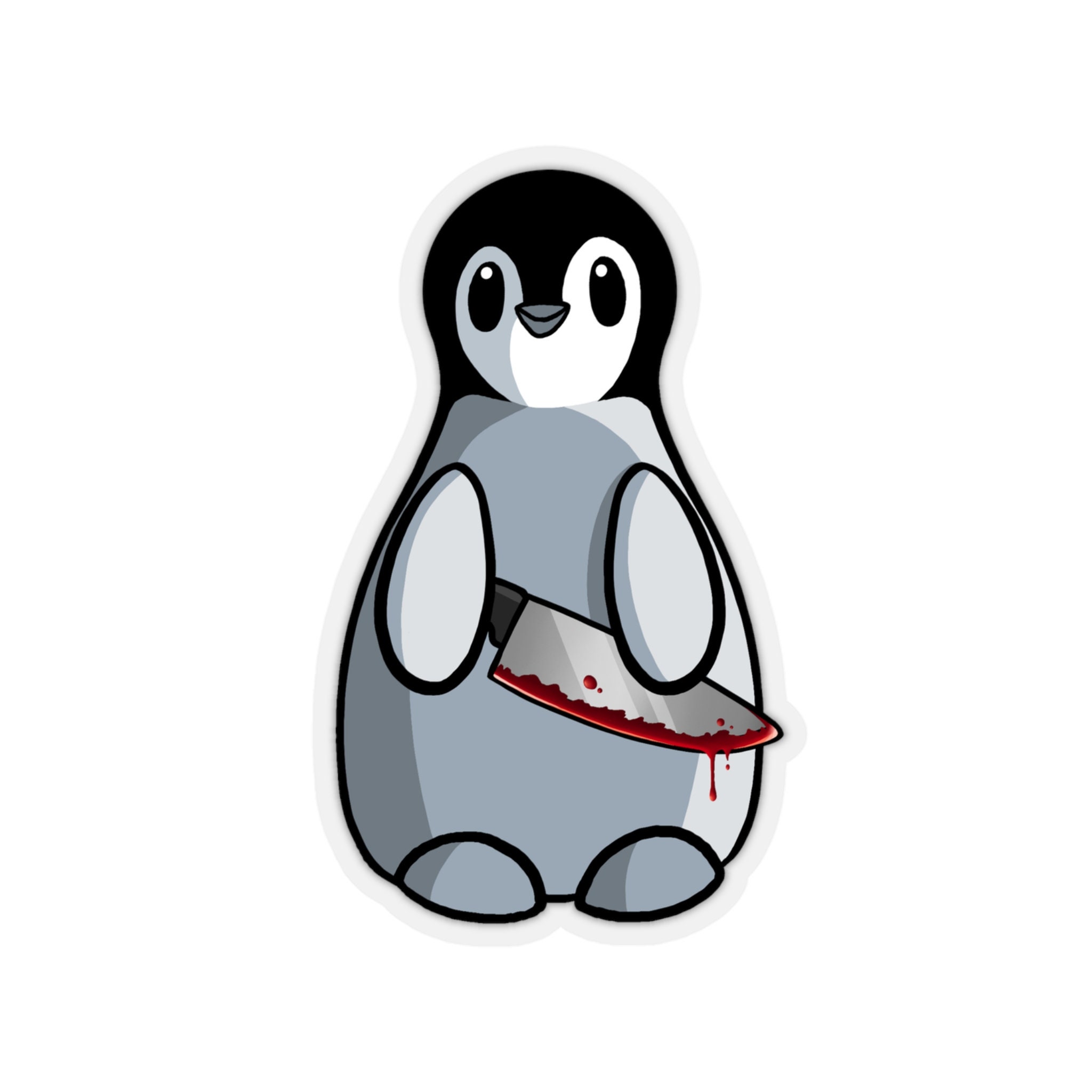 Murder Penguin Sticker - Etsy