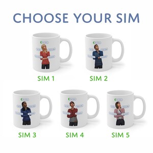 Sims Mug - Sims Gift - Simmer Gift - Thoughtful - Indecisive Sim - Etsy
