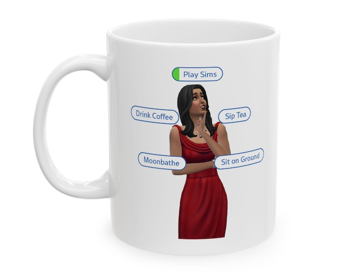 Sims Mug Sims Gift Simmer Gift Thoughtful Indecisive Sim - Etsy