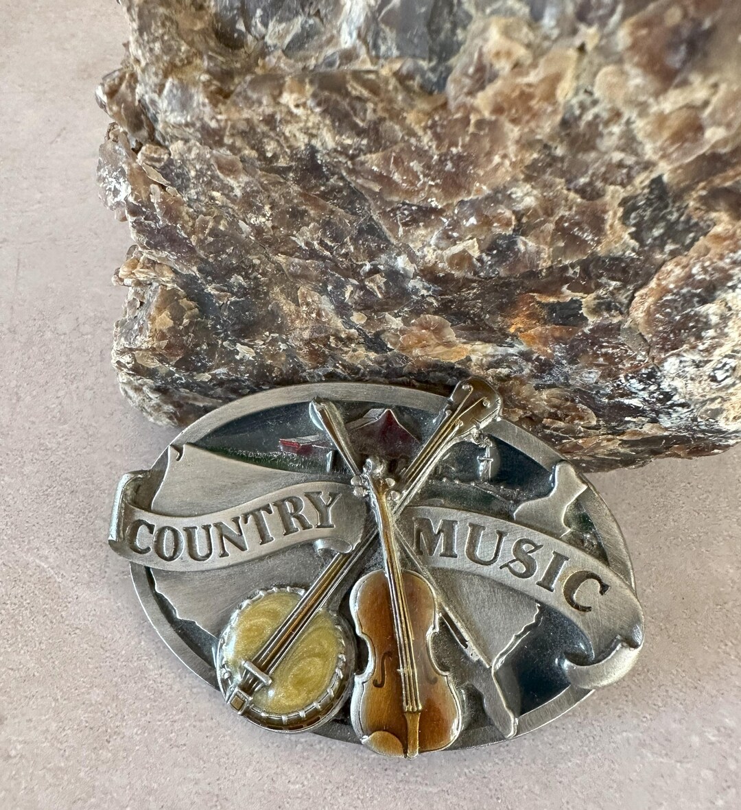 Vintage 1984 Siskiyou Country Music Belt Buckle - Etsy
