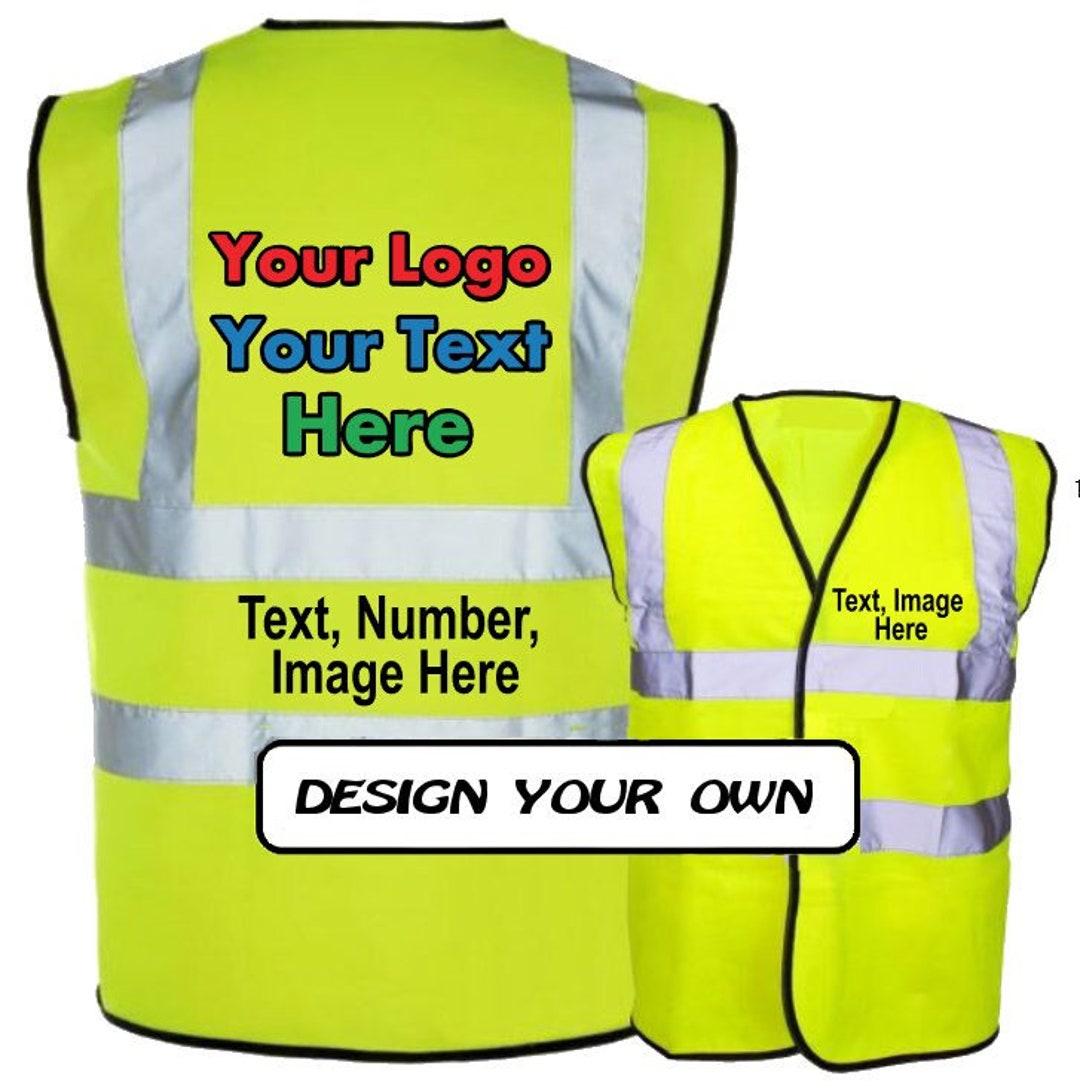 Personalised Hi Vis Vest, Dog Walking Hi Vis, Horse Riding Hi Vis ...