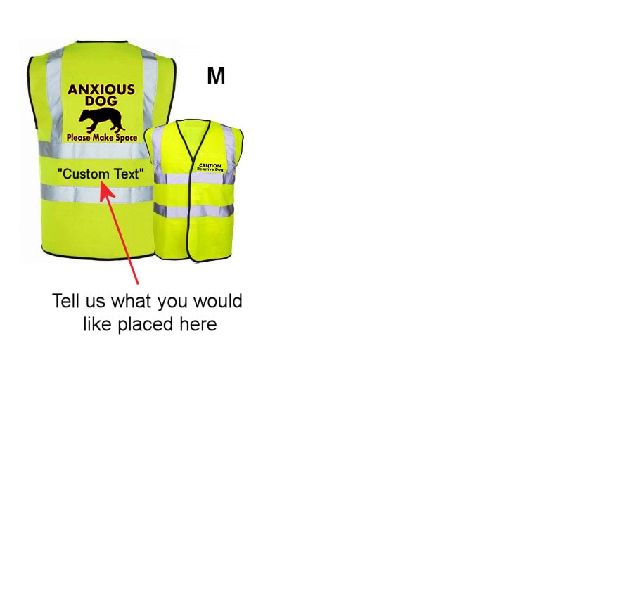 Anxious Dog Hi Vis Reflective Vest, Dog Walker Safety Vest - Etsy
