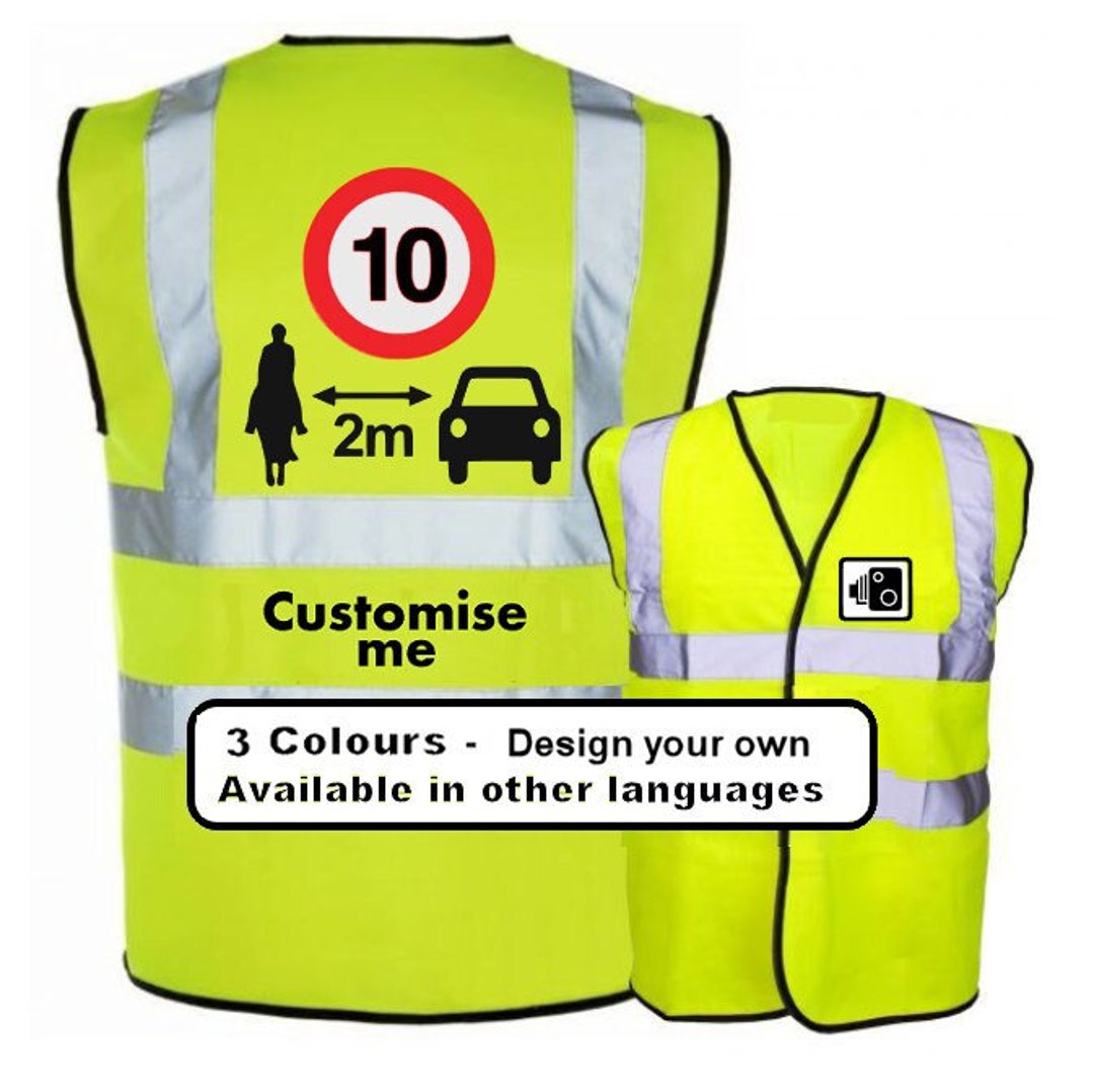 Personalised Hi Vis Vest,horse Riding Hi Vis Equestrian Hi Vis Vest ...