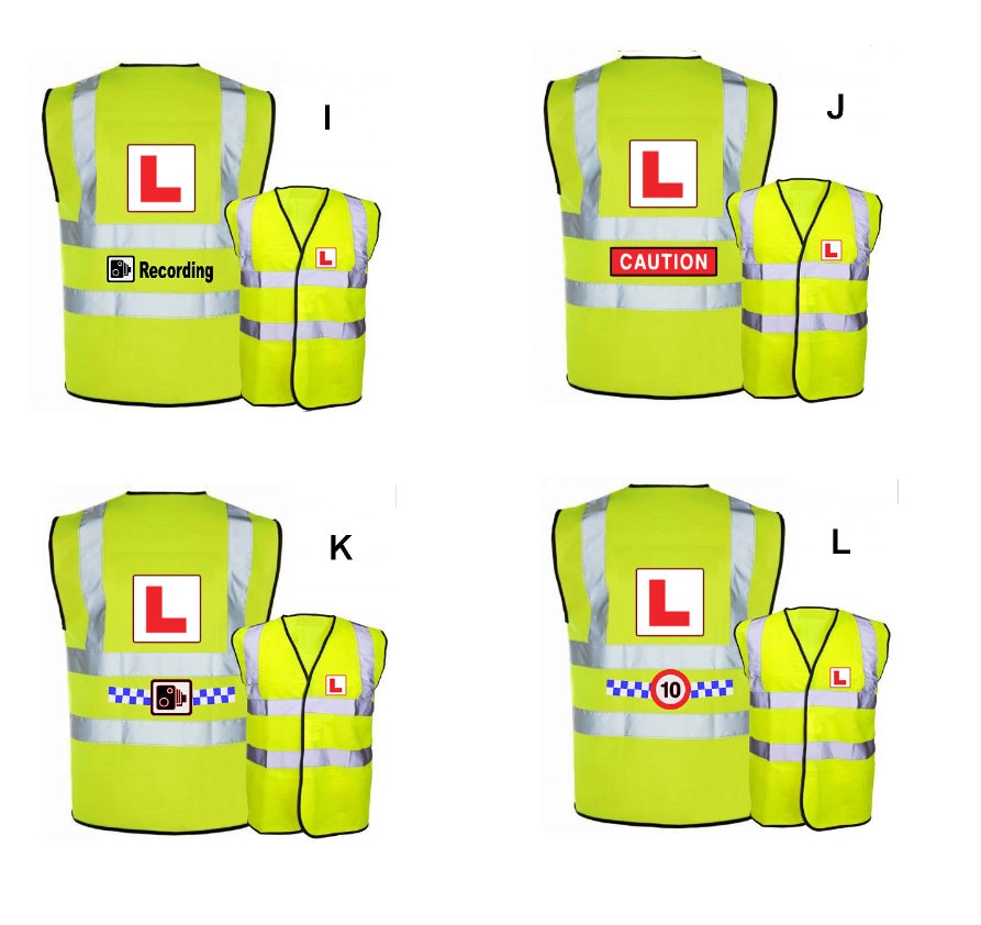 Learner Hi Vis Vest Cycling Hi Vis Vest Body Cam Vest Road - Etsy