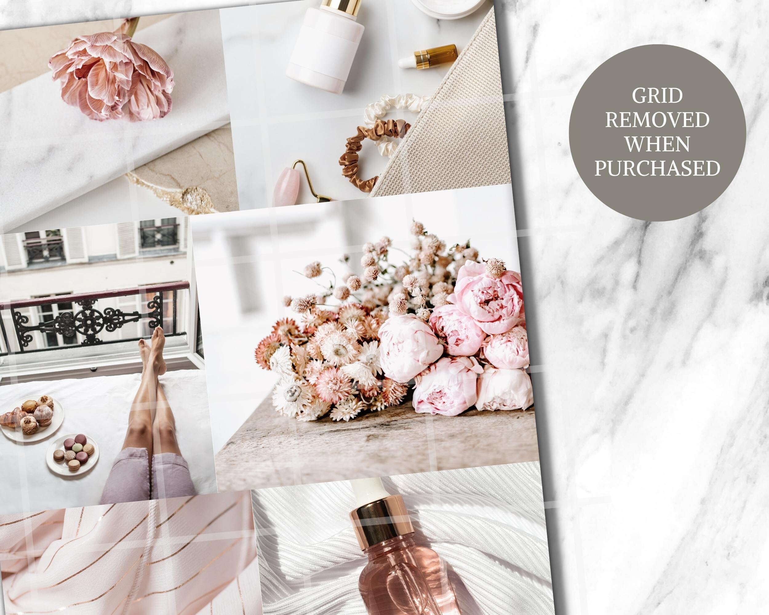 Pink Luxury Digital Printable Planner Dashboard Mood Board - Etsy