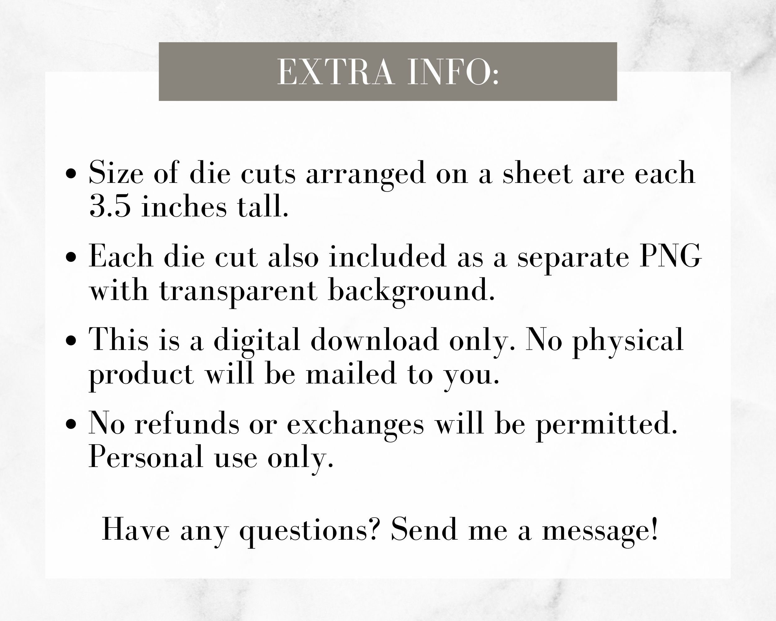 Printable Bow Die Cuts Bow Bookmarks 6 Colorways Digital Planner Deco ...