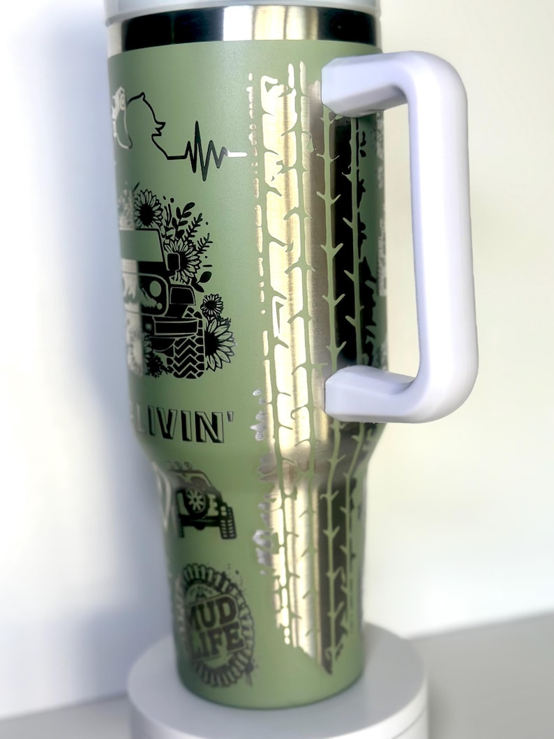 Jeep Livin’ Laser Engraved Tumbler | Laser Engraved Tumbler | Laser ...