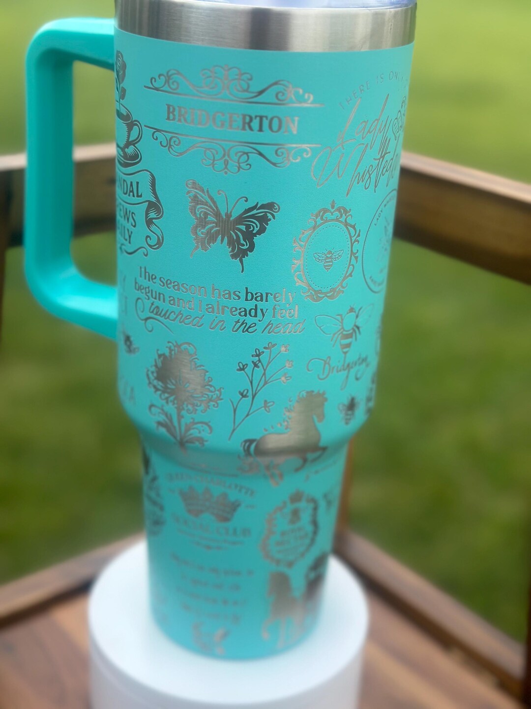 Penelope Featherington Polin 40 Oz Tumbler Laser Engraved | Bridgerton ...