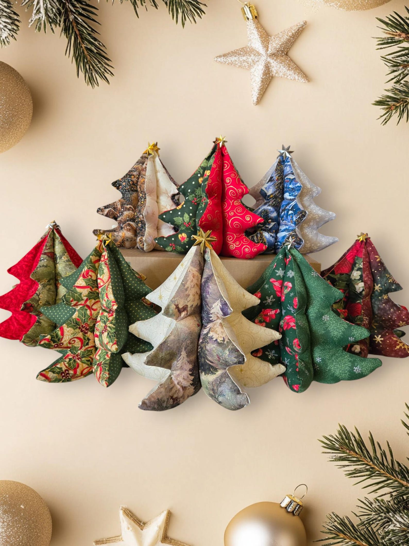 Christmas Tree Plushies - Etsy