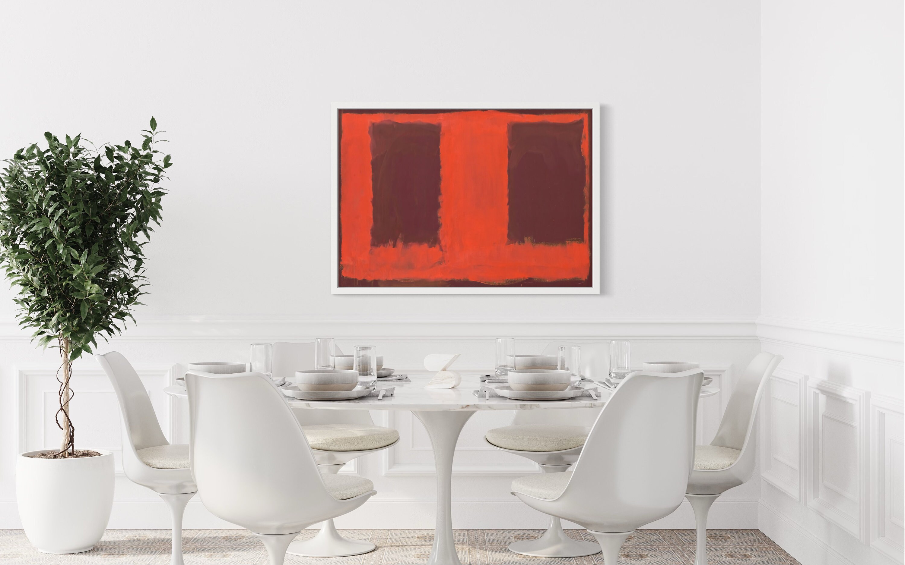 Mark Rothko Red and Its Shades Canvas Wall Art Canvas - Etsy