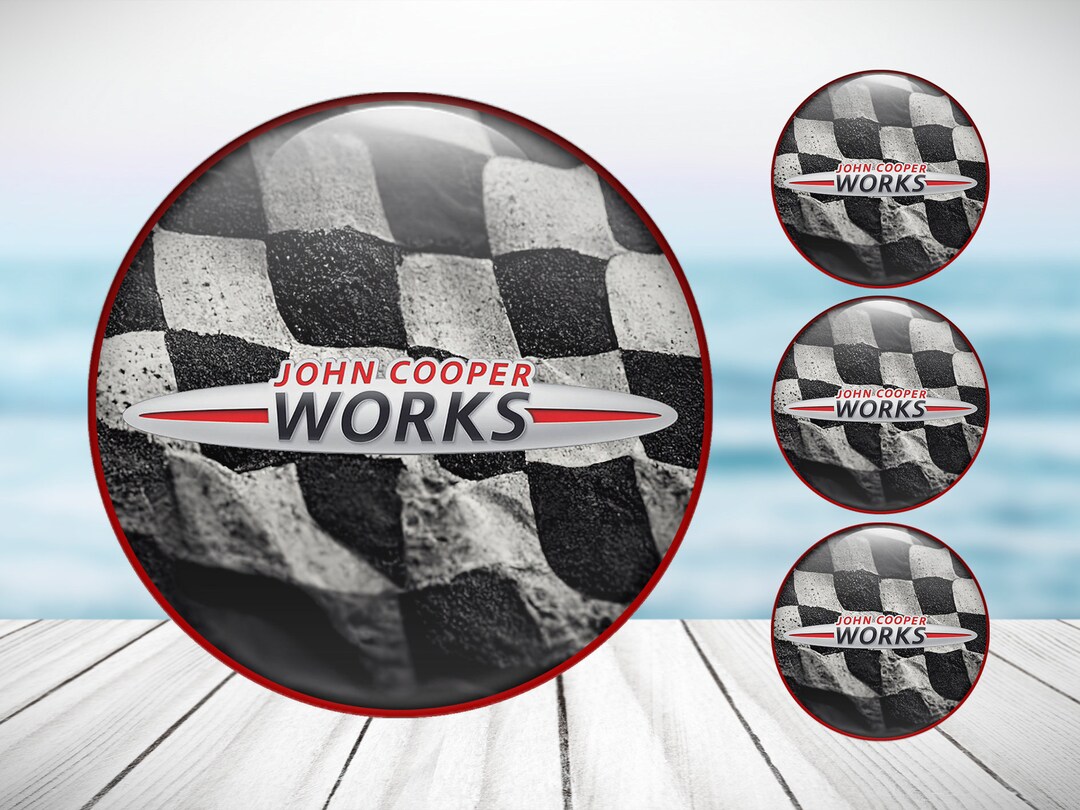 4pcs Set MINI Cooper JCW High Quality Hand Made Center Wheel Cap ...