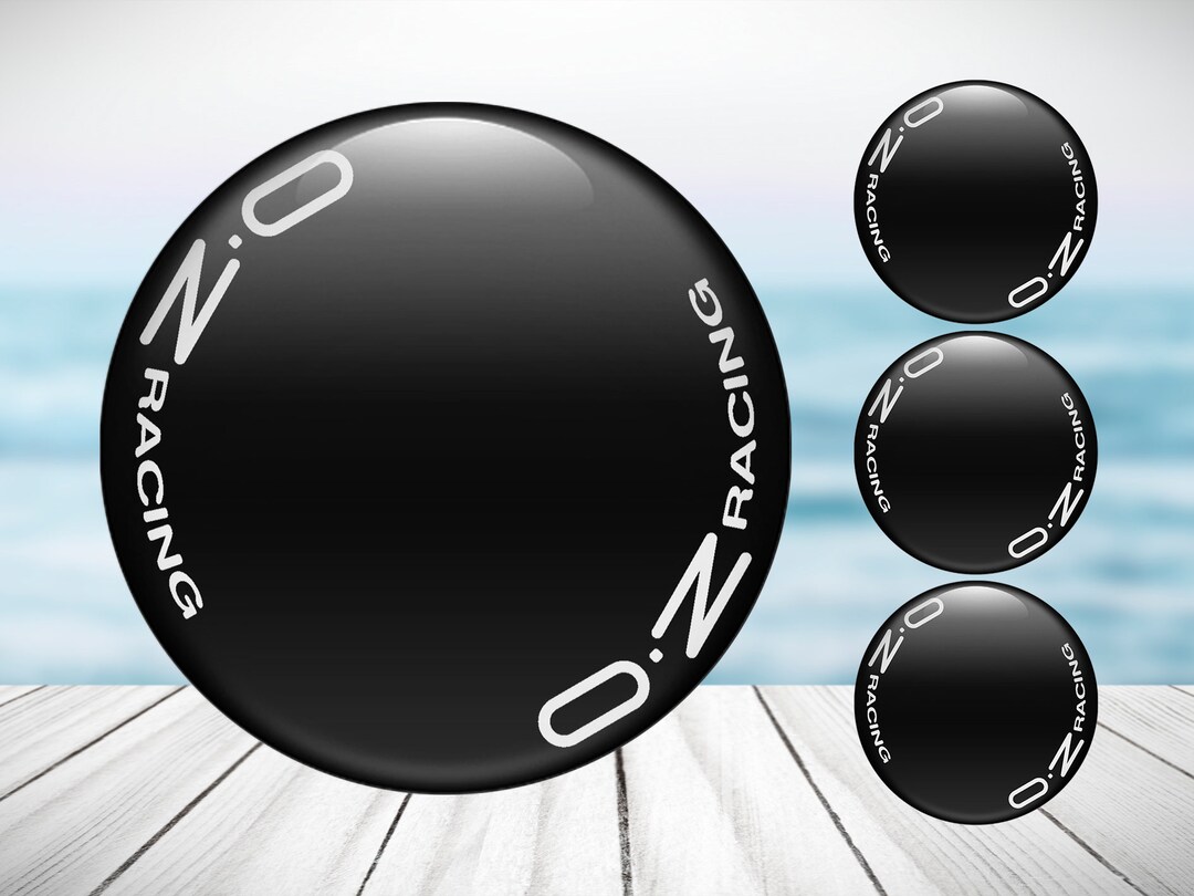 4pcs Set OZ Racing High Quality Hand Made Center Wheel Cap Stickers Gas ...