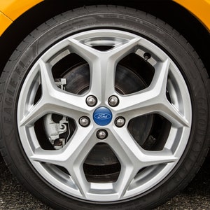 4pcs Set Ford High Quality Hand Made Center Wheel Cap Stickers Gas Tank ...