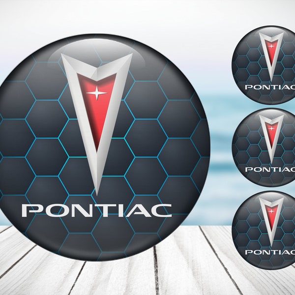 Pontiac Center Cap Sticker - Etsy