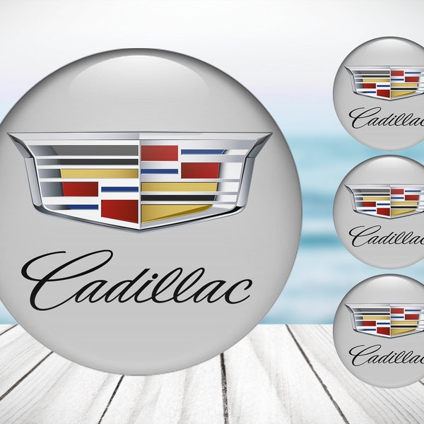 Cadillac Center Cap Stickers - Etsy