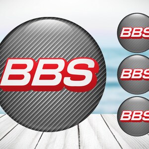 4pcs Set BBS High Quality Hand Made Center Wheel Cap Stickers Gas Tank ...