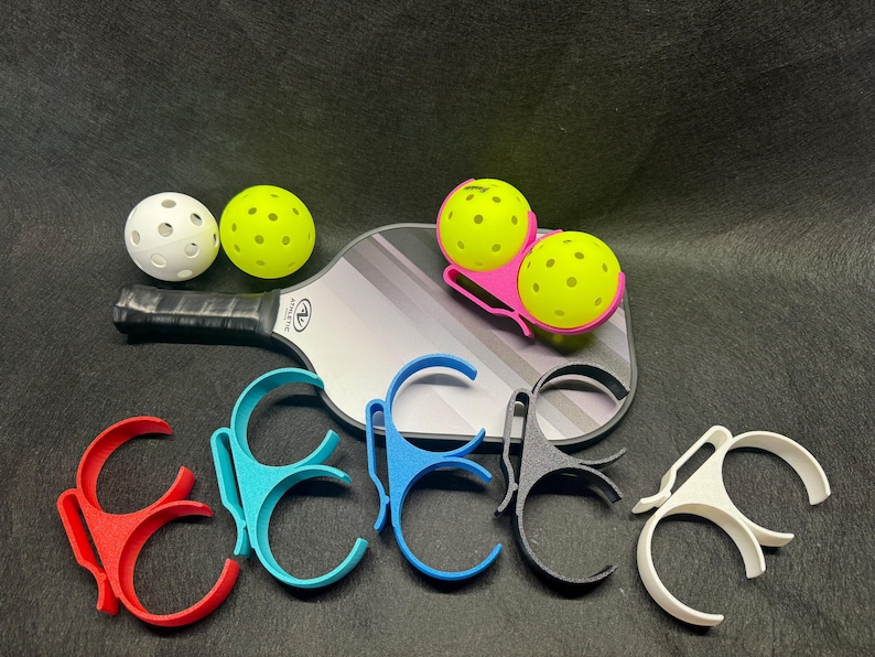 Clip-on Pickleball Holder | Pickleball Clip | Pickleball Gift ...
