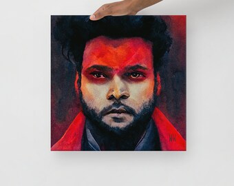The Weeknd Canvas - Etsy UK