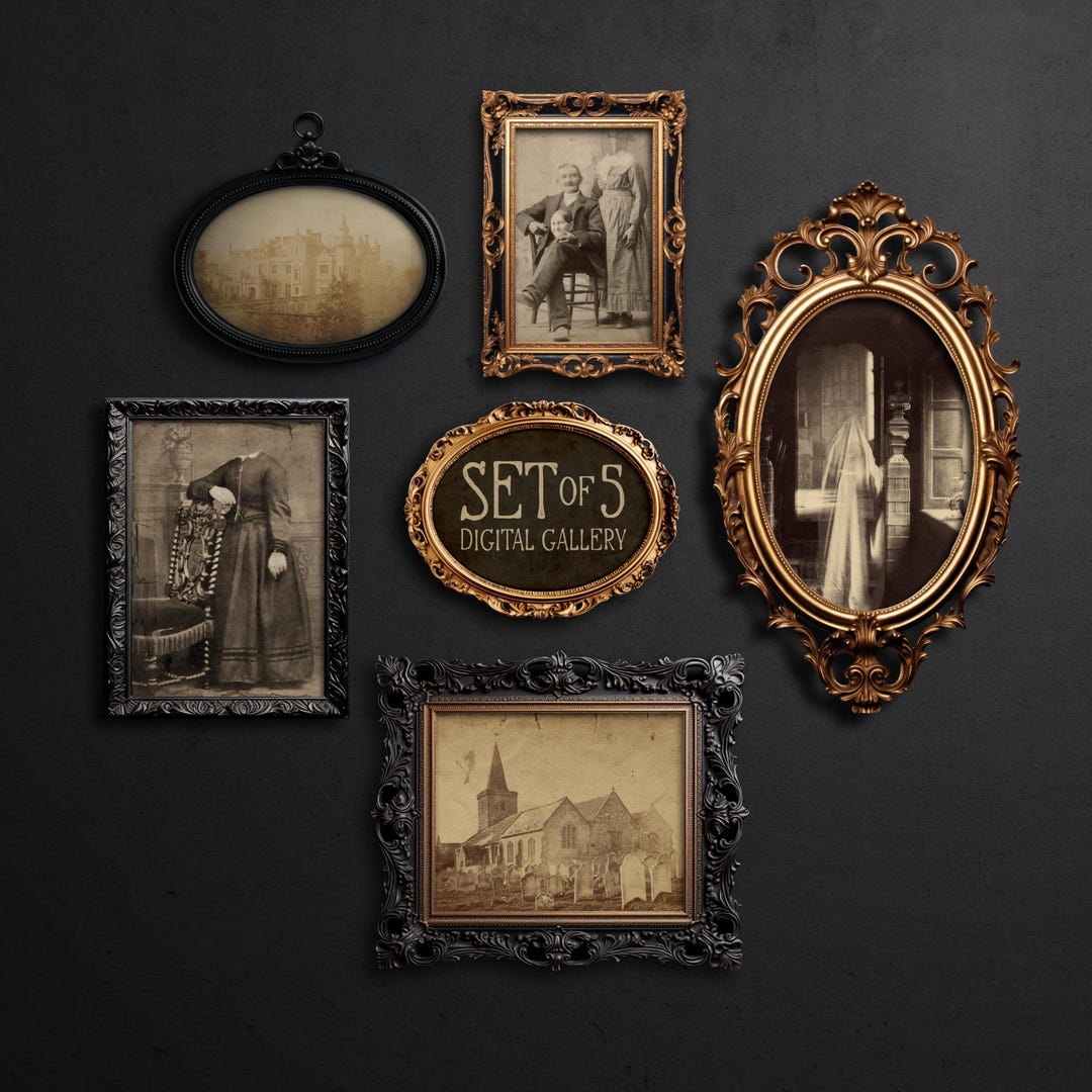 Haunted House Photos Digital Download Bundle Set 5, Antique 1800s ...