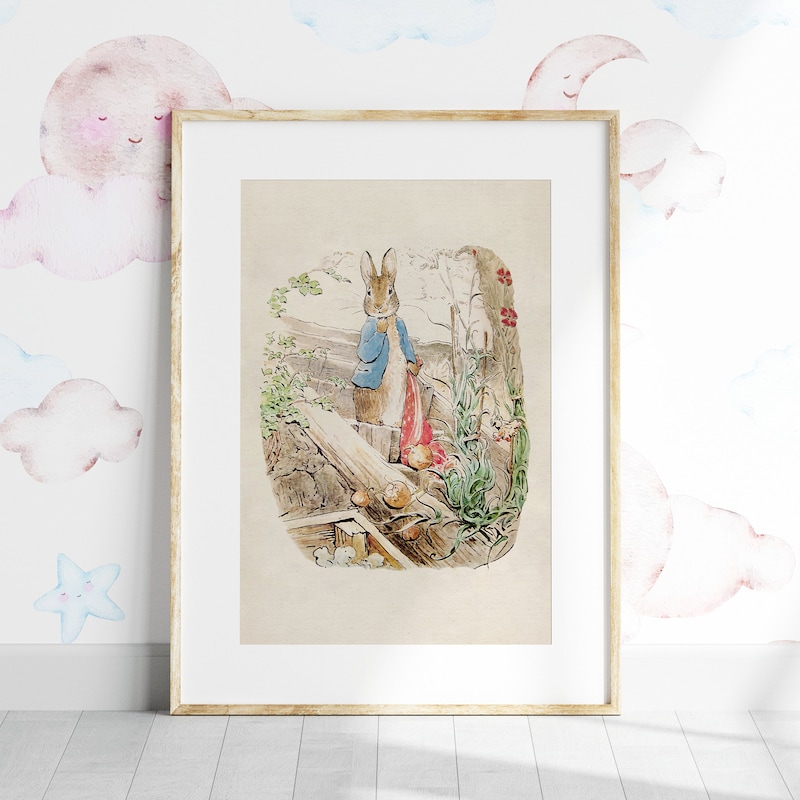 Peter Rabbit Drawing - Etsy