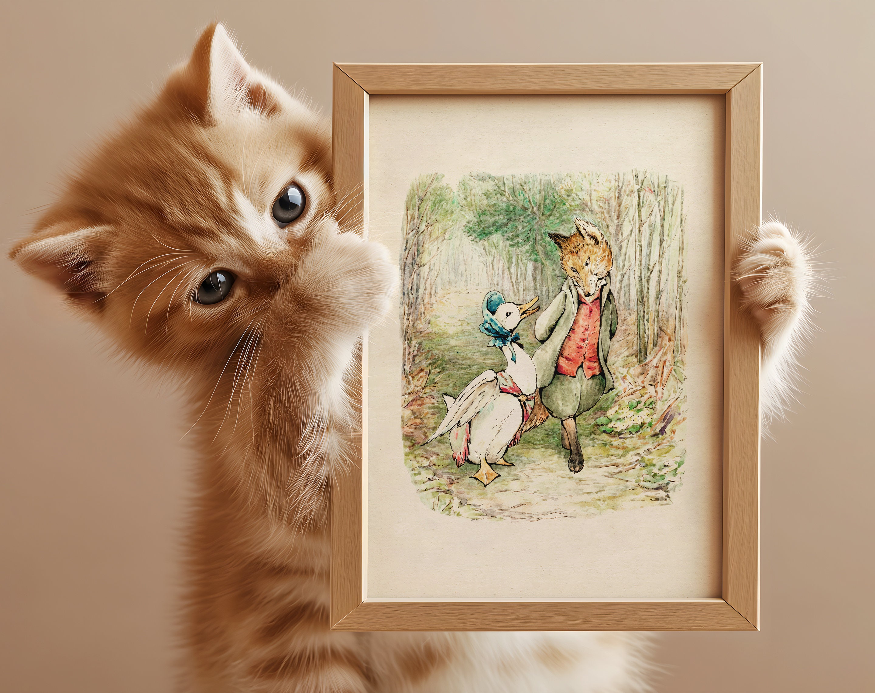 Beatrix Potter Digital Download, Antique Jemima Puddle Duck Printable ...