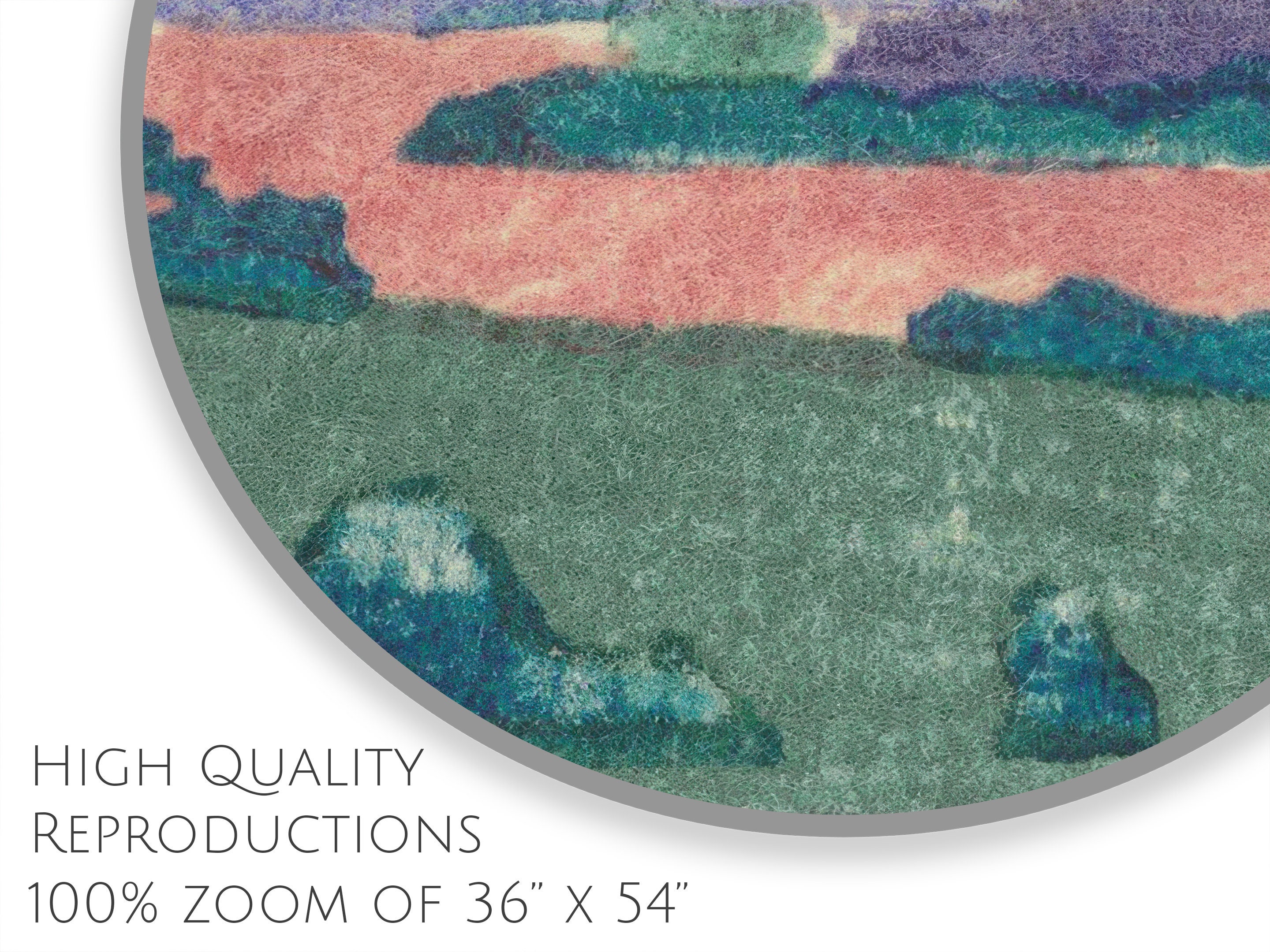 POSTER PRINTS | Colorful Vignette I | Antique Painting Coastal Harbor ...