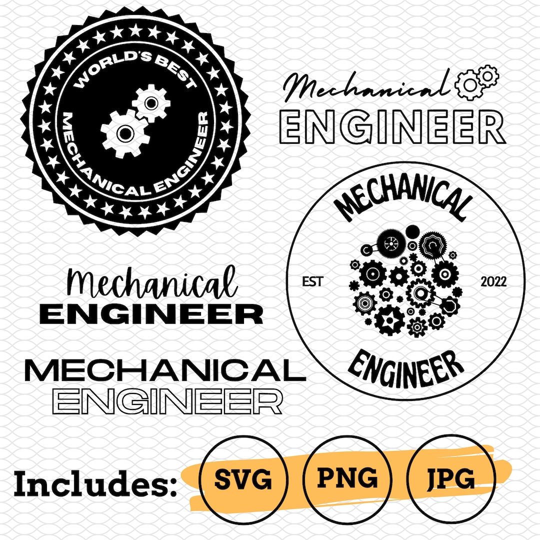 Mechanical Engineer SVG Engineer Cricut Engineer Gift - Etsy