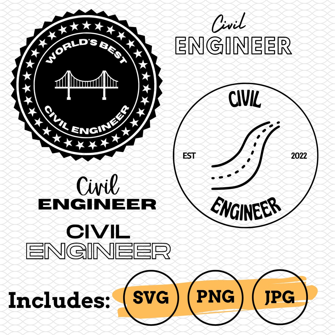 Civil Engineer SVG Engineer Cricut Engineer Gift Civil - Etsy