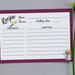 Apron Recipe Card, Bridal Shower Insert, 4x6 Printable, Polka Dots ...