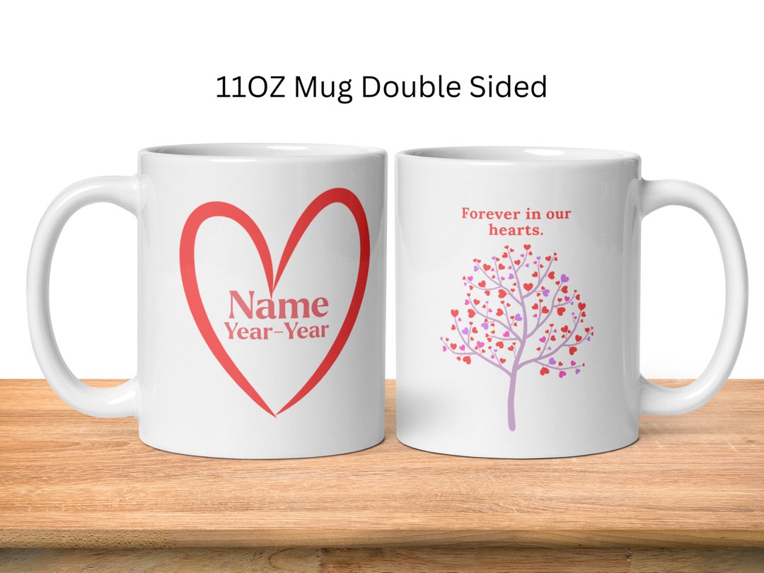 Customizable Memorial Mug Funeral Gift to Express Sorry for - Etsy