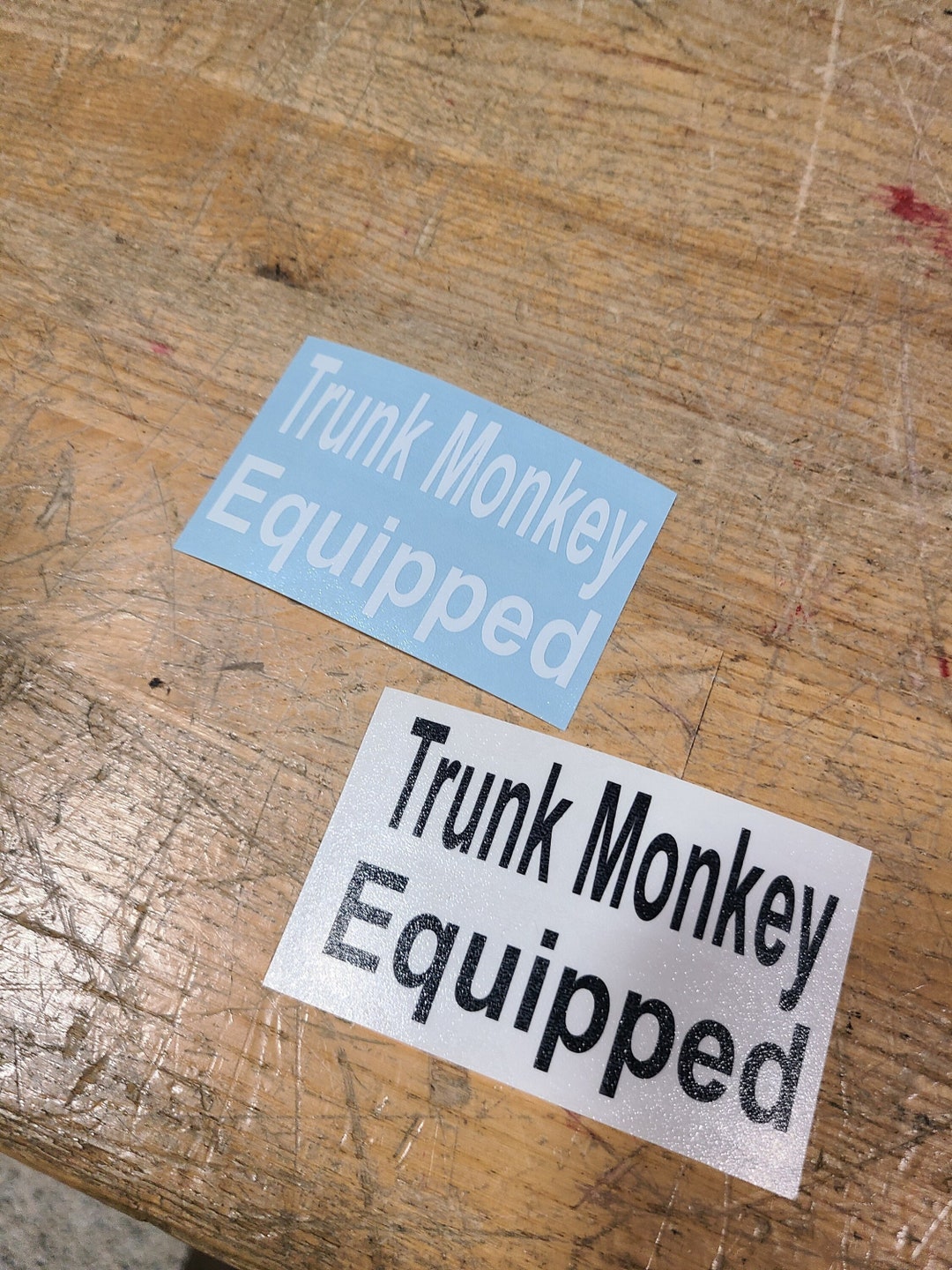 Trunk Monkey Sticker - Etsy