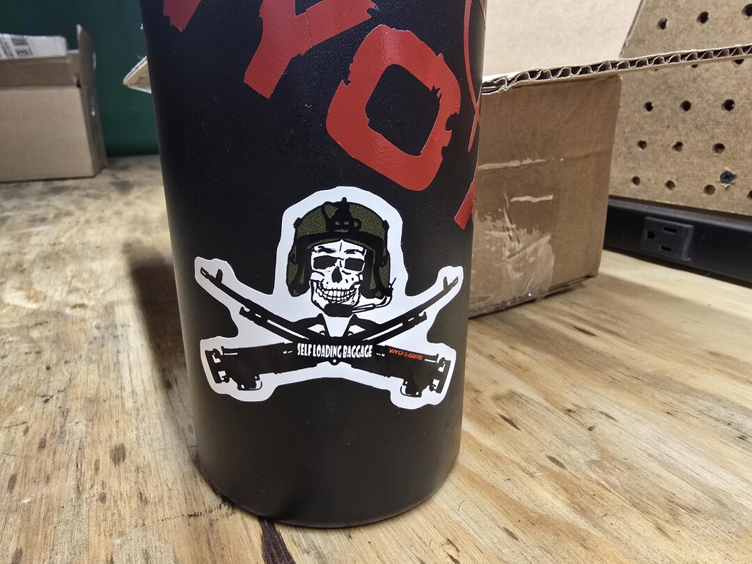 UH-1N Huey Gunner Skull and Crossed Guns (color) - Etsy