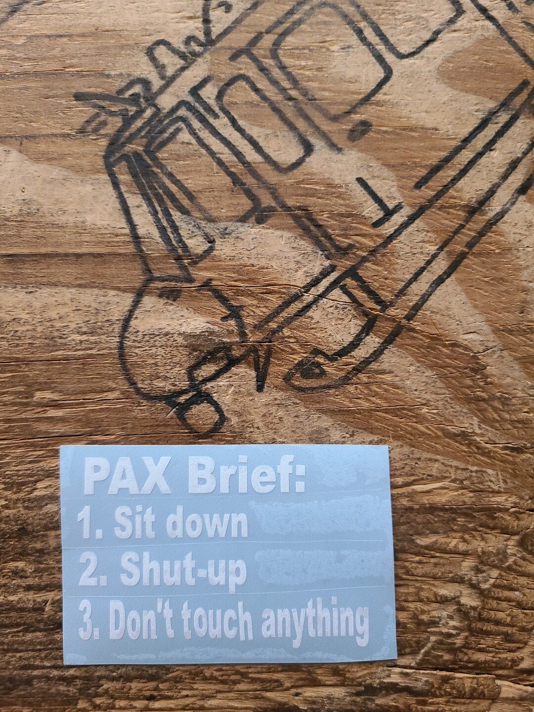 Pax Brief Sticker - Etsy
